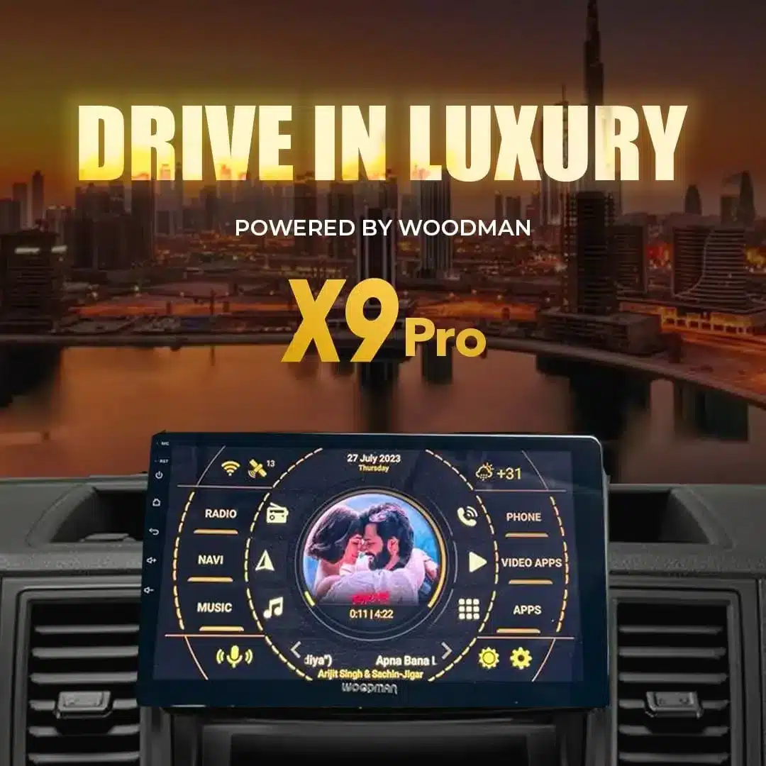 Woodman X9 Super Fast Android Music System with CarPlay