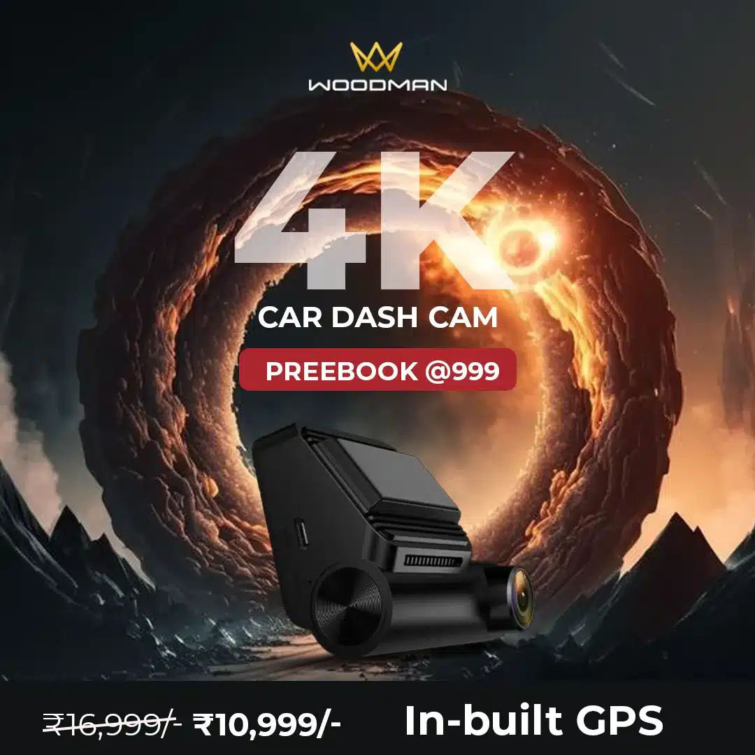 4k Dash Camera for Car with Night Vision & SuperCapacitor