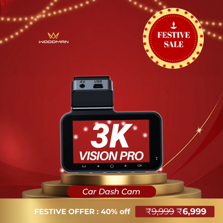 [#Bestselling] Woodman 3K Vision Pro Car Dash Camera | inbuilt GPS ...